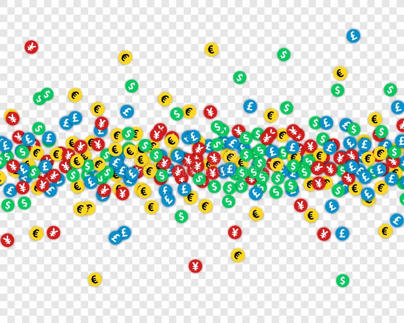 Coins Confetti Stock Illustrations – 1,180 Coins Confetti Stock ...