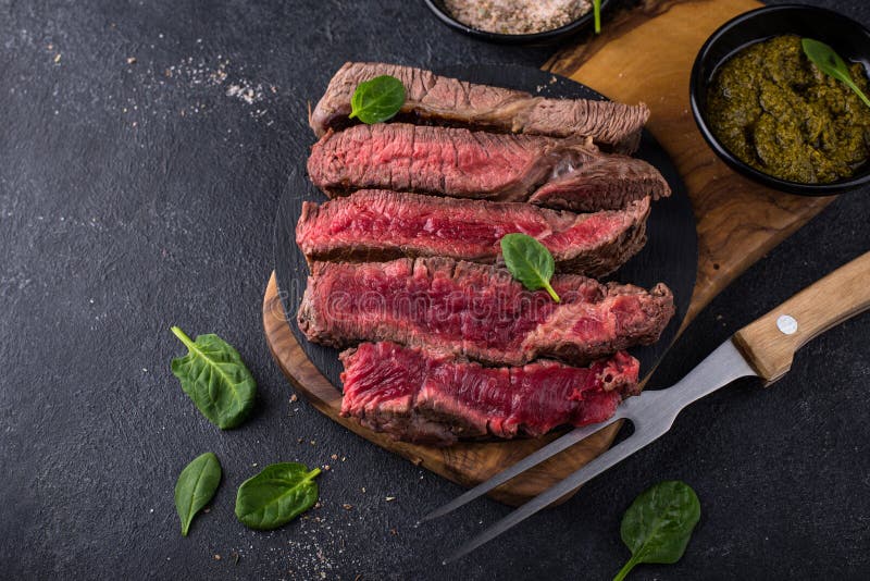 Different Degrees of Steak Roasting Stock Photo - Image of juicy ...