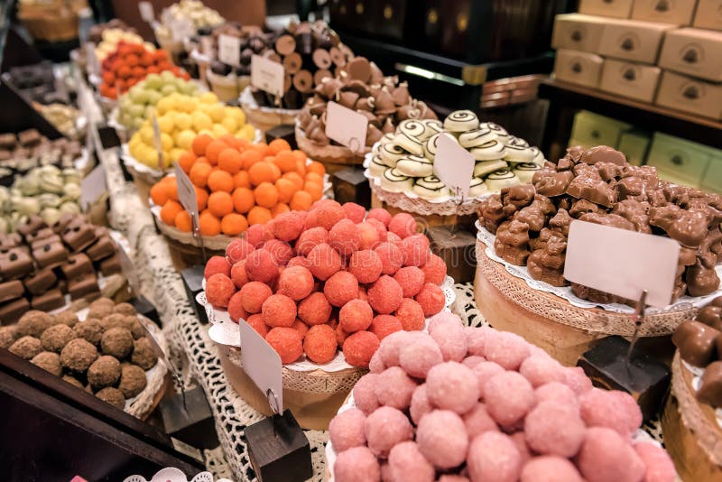 Different Delicious Candies Stock Image - Image of pastry, retail ...