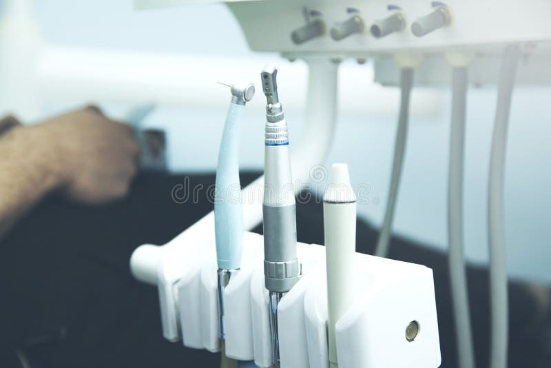 Different Dental Instrument in the Dental Clinic Stock Photo - Image of ...