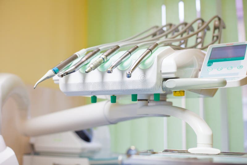 Different Dental Instruments Stock Photo - Image of clinic, equipment ...