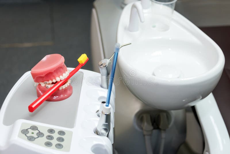 Different Dental Instruments and Tools in a Dentists Office, Dentist ...
