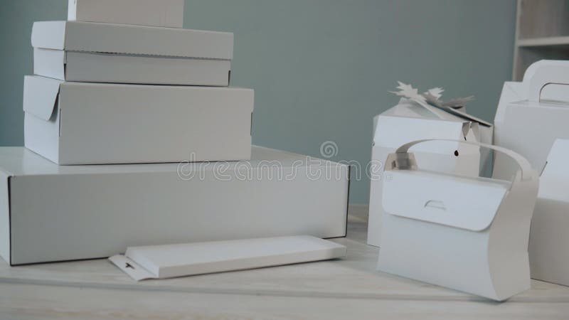Different Design and Shape of Cardboard Boxes, Paper Containers. the ...