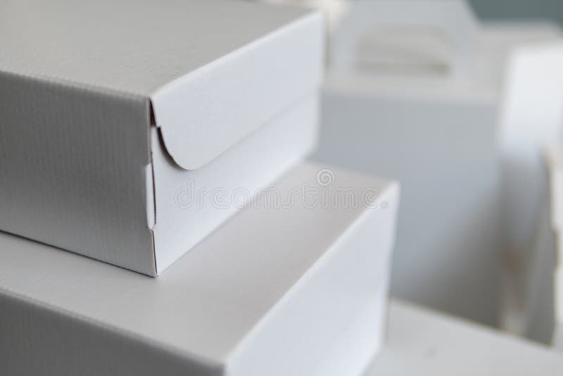 Different Design and Shape of Cardboard Boxes, Paper Containers. the ...