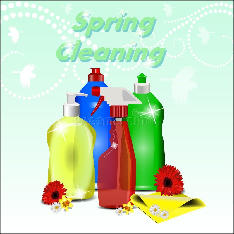 Spring Cleaning Stock Illustrations – 3,485 Spring Cleaning Stock ...