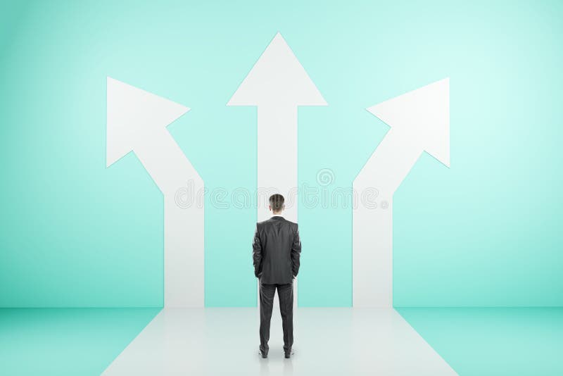 Different Direction and Success Concept Stock Illustration ...