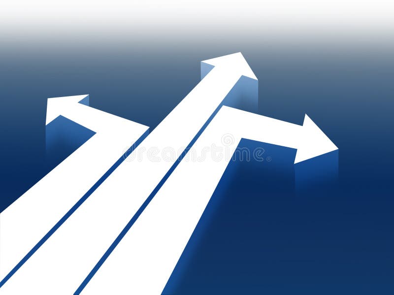 Different Directions stock illustration. Illustration of diverse - 15144164