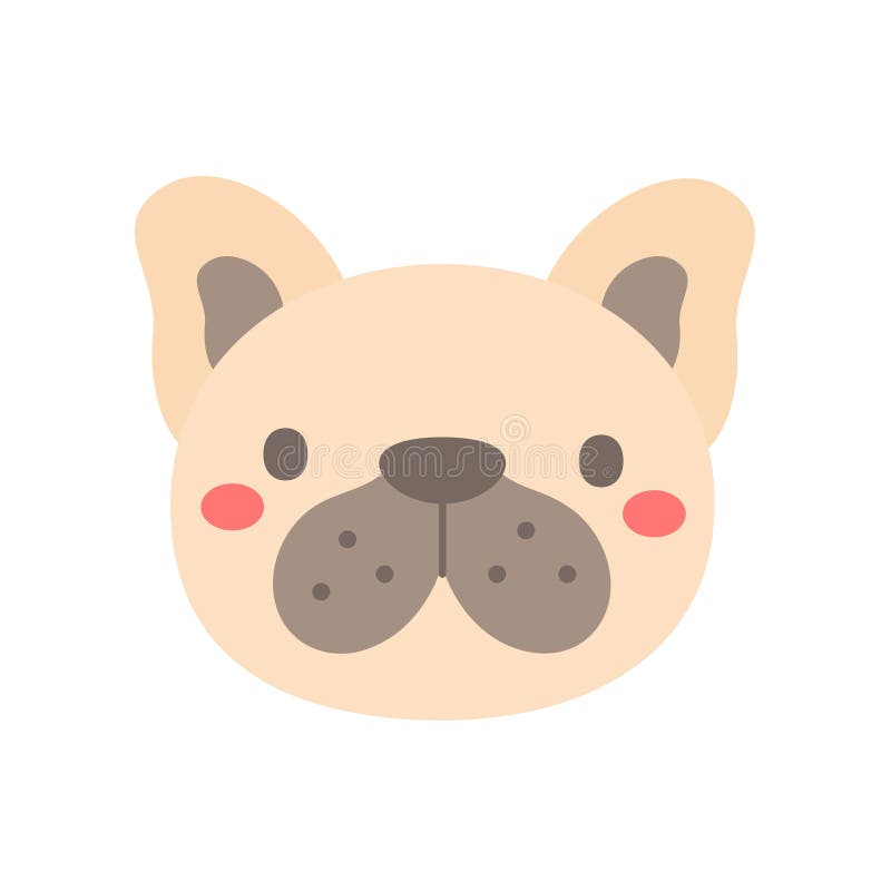 Different Dog Breeds Faces that Look Cute Stock Vector - Illustration ...