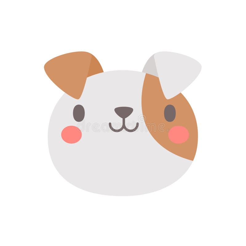 Different Dog Breeds Faces that Look Cute Stock Vector - Illustration ...