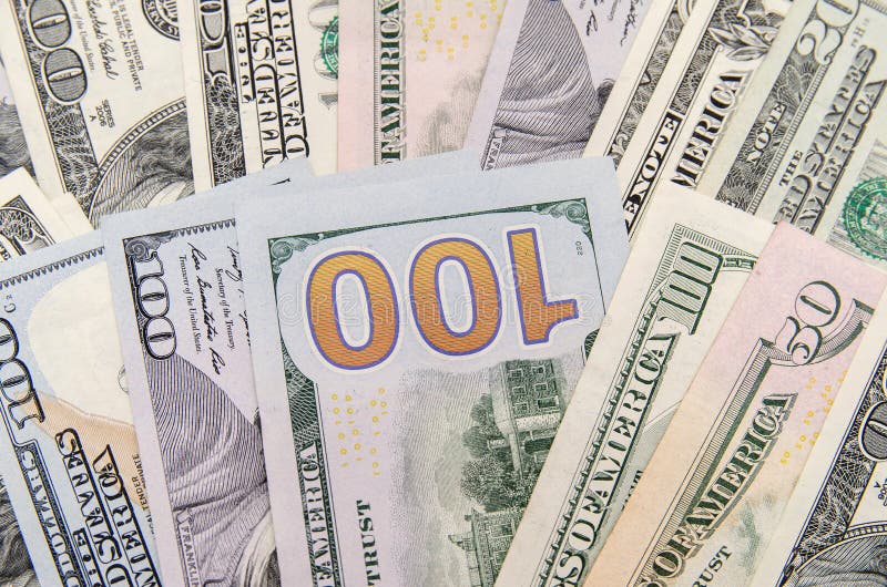Different dollar bills stock image. Image of finance - 63832883
