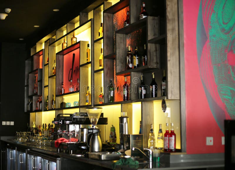 Different Drinks in the Bar Section in Tamarind Tree Hotel in Nairobi ...