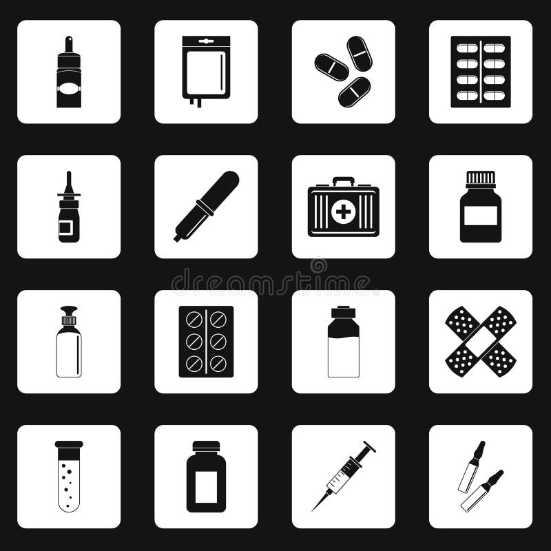 Drugs Pictograms Stock Illustrations – 449 Drugs Pictograms Stock ...