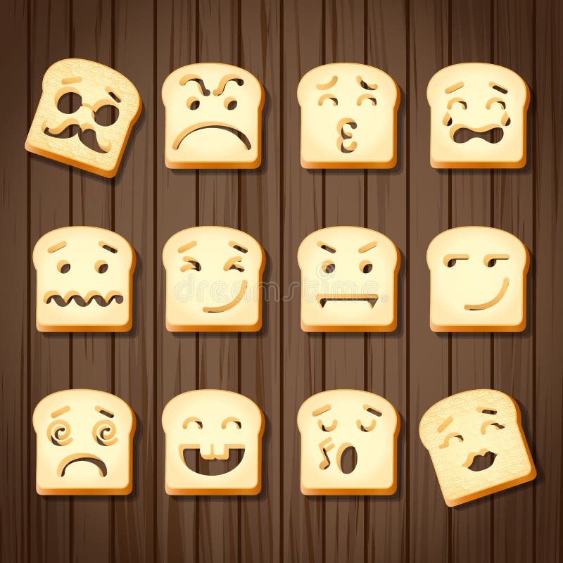 Loaf Bread Sad Face Stock Illustrations – 35 Loaf Bread Sad Face Stock ...