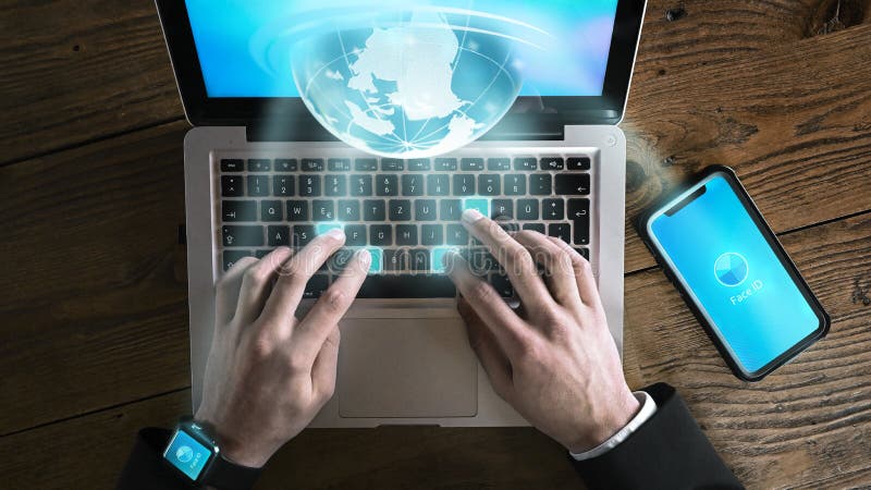 Different End Devices Communicate with Each Other Via WLAN or Mobile ...