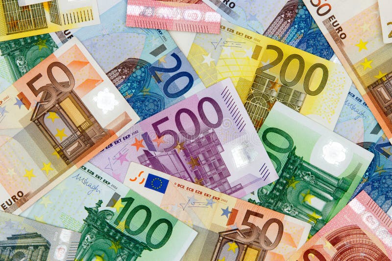 Different Euro banknotes stock photo. Image of bills - 50005426