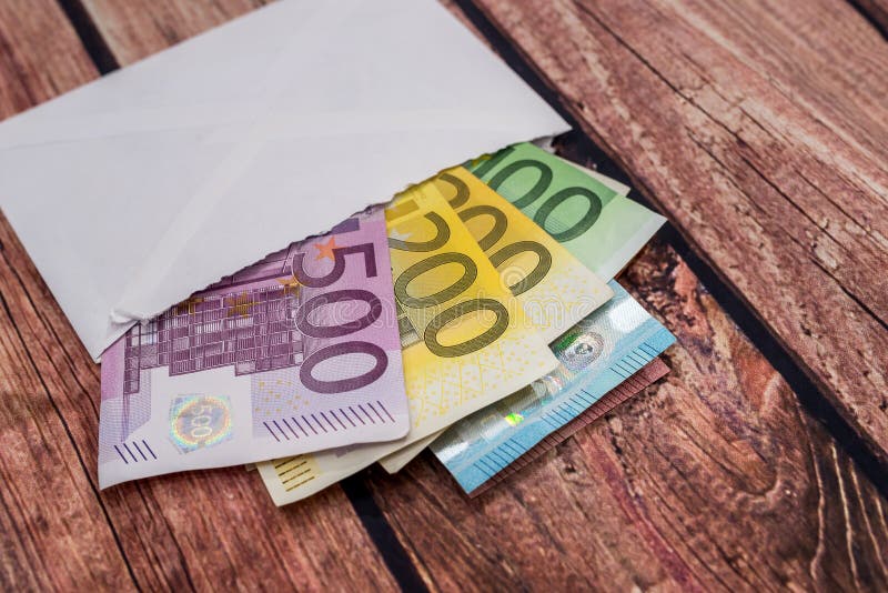 Envelope With Foreign Currency Stock Photo - Image of foreign, business ...