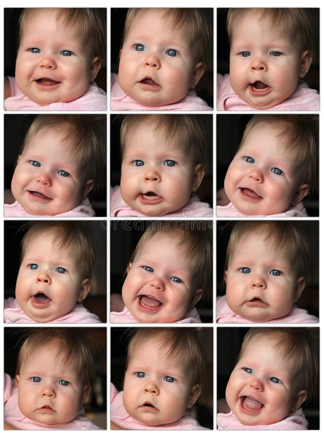 Different expression stock image. Image of beautiful - 23280269