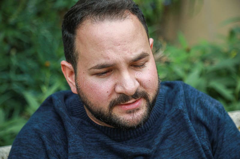 Fatigue of the Man after Work Stock Photo - Image of fatigue, outdoors ...