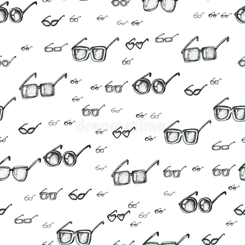 Different Eyeglasses Pattern Stock Illustrations – 252 Different ...