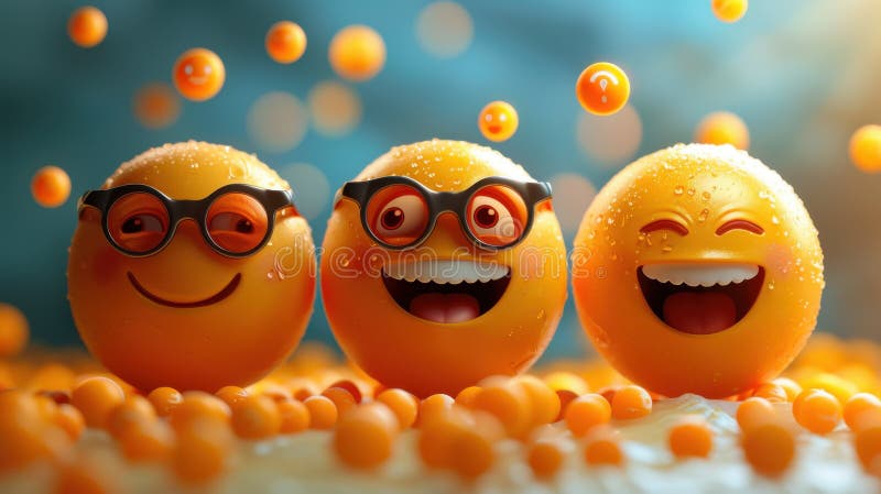 Different Faces, Emojis - Lots of Laughing Yellow Smiling Emojis. World ...