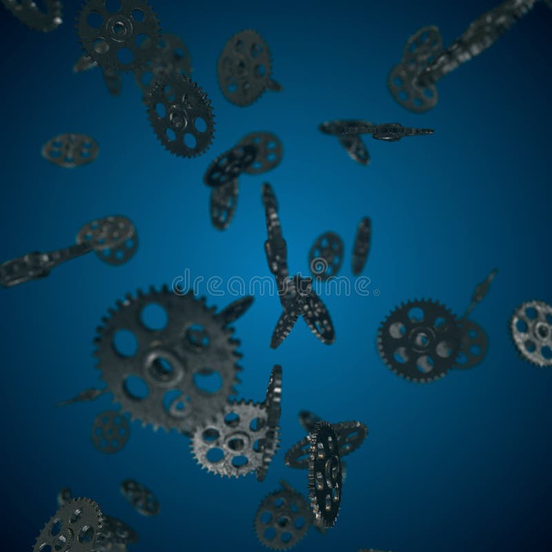 Gears. stock illustration. Illustration of figure, community - 47917908