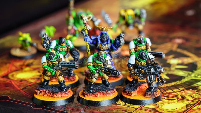 Different Figures of Warriors To Participate in Role-playing Board ...