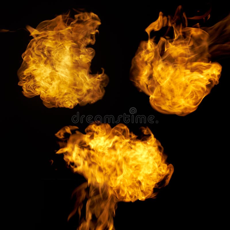 Different fire flames set stock image. Image of flaming - 102871487