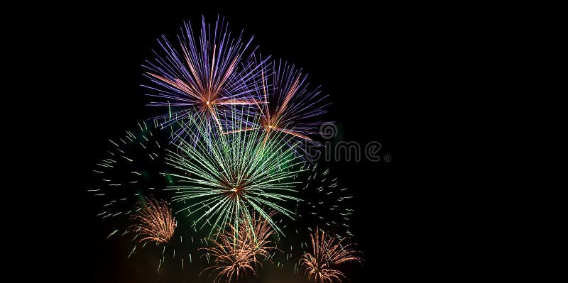 Different fireworks stock photo. Image of luminosity, composition - 3131200