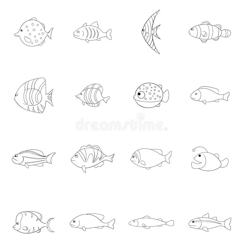 Bream Outline Stock Illustrations – 248 Bream Outline Stock ...