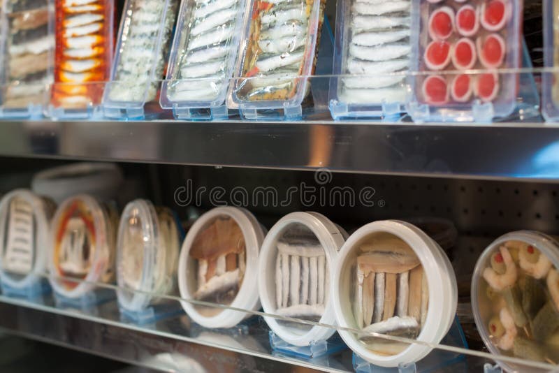 Different Fish and Sea Foods Products Stock Photo - Image of giving ...