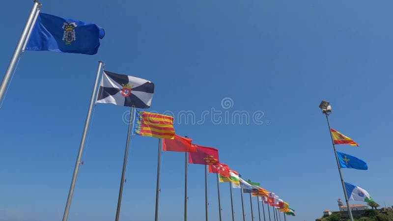 Different Flags of Different Autonomous Communities and Territories of ...