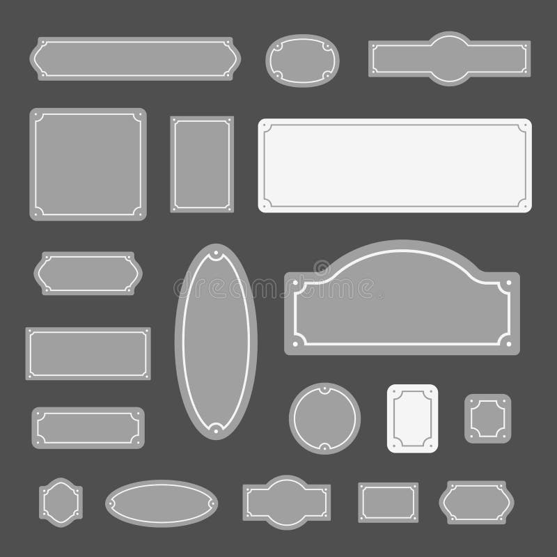 Different Flat Design Borders Stock Vector - Illustration of objects ...