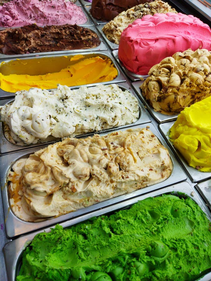 Different Flavours of Ice Cream Stock Image - Image of sweet, flavours ...