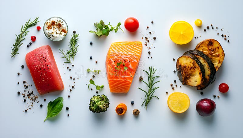 3 Different Foods Photographed in Same Angle Stock Photo - Image of ...