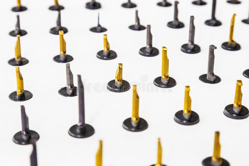 Different in Form and Purpose of the Turning Tools Stock Image - Image ...