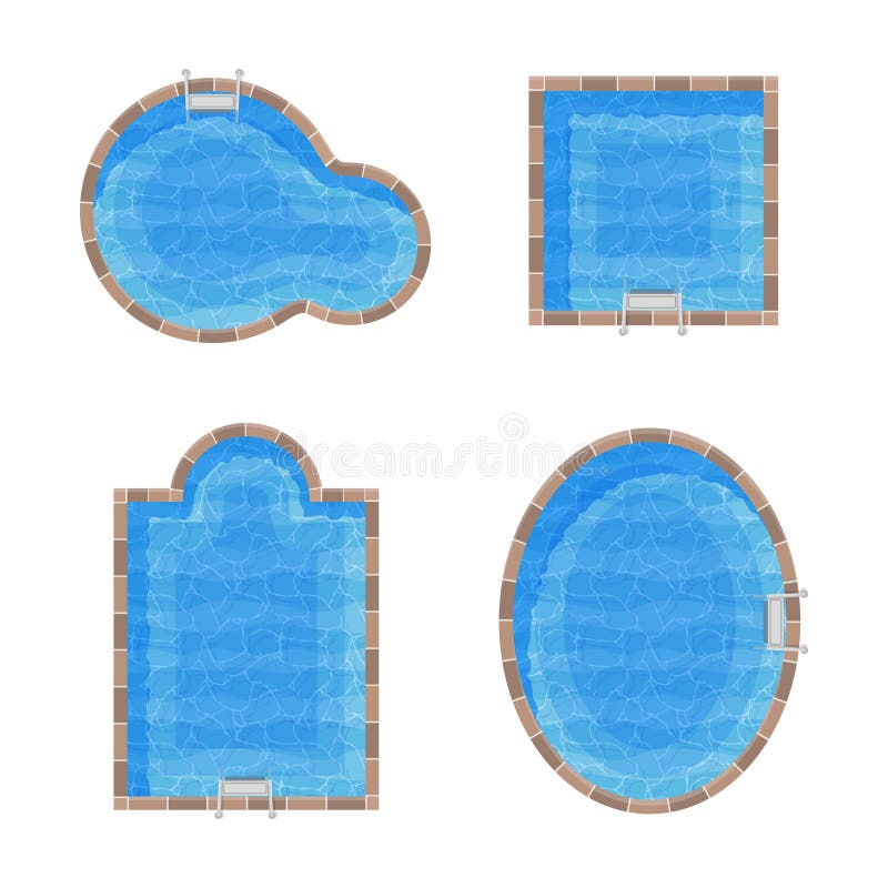 Rectangle Swimming Pool Stock Illustrations – 317 Rectangle Swimming ...