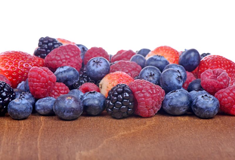 Different fresh berries stock image. Image of leaf, healthy - 36907393