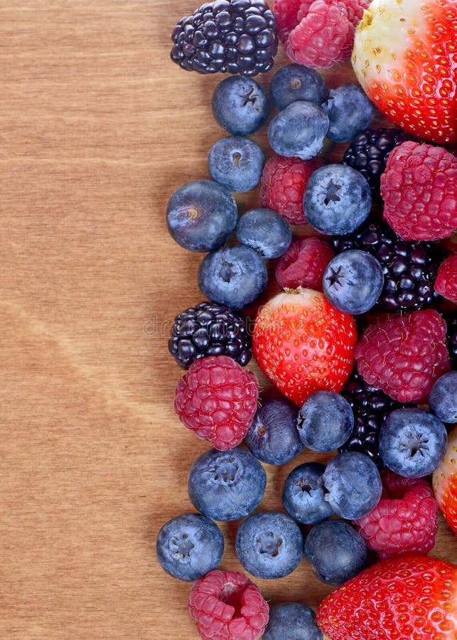 Different Fresh Berries As Background Stock Photo - Image of health ...
