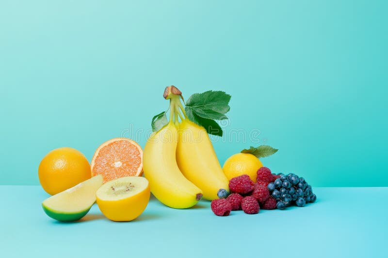 Different Fruits and Berries that Differ from Each Other by Their Color ...