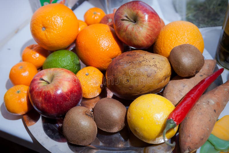 Different fruits stock image. Image of horizontal, dessert - 44278173
