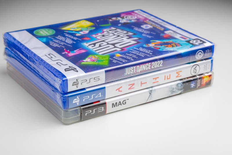 Playstation game cases editorial stock image. Image of playstation ...