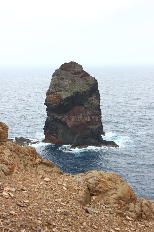Different Geological Formation at Madeira Island, Portugal Stock Image ...