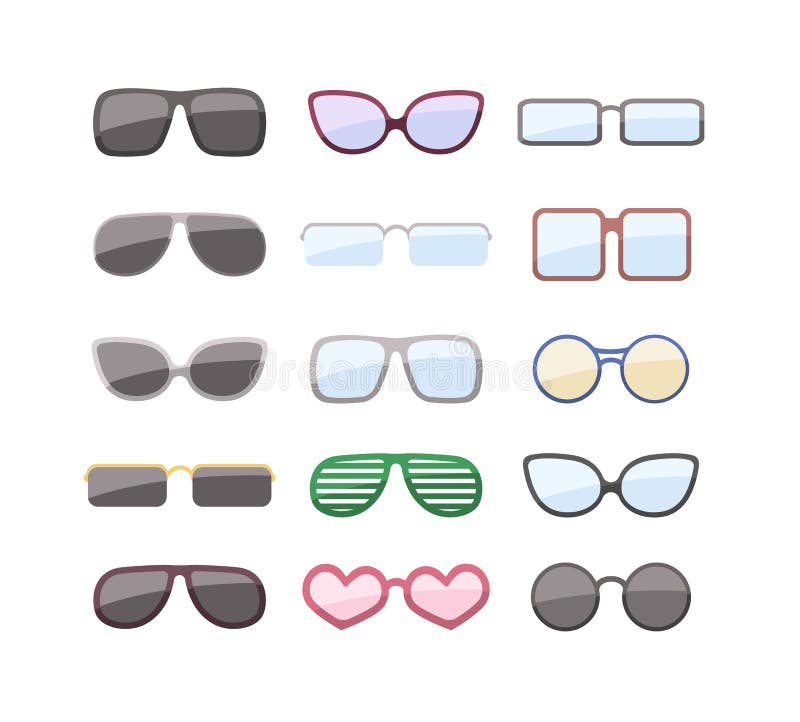 Glasses Forms Stock Illustrations – 350 Glasses Forms Stock ...