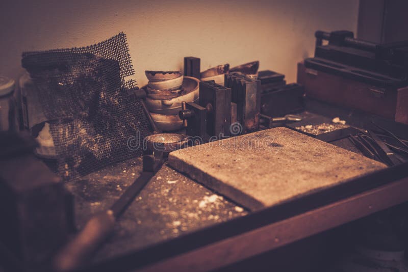 Different Goldsmiths Tools. Stock Photo - Image of heat, handmade: 64705890