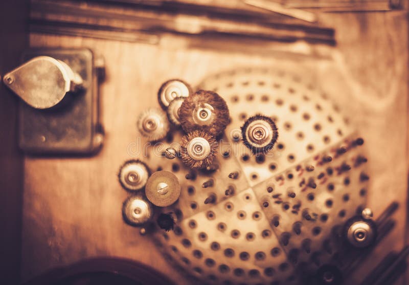 Different Goldsmiths Tools. Stock Image - Image of manufacturing, burs ...