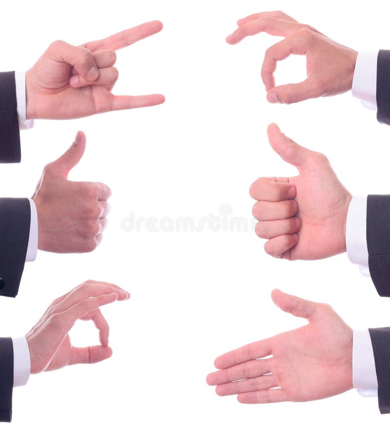 Different hand s gestures stock image. Image of forbidden - 2667809