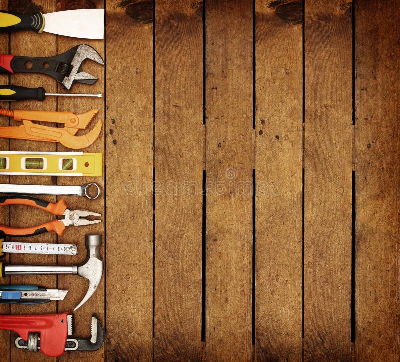 Different hand tools stock image. Image of pliers, copy - 110359303