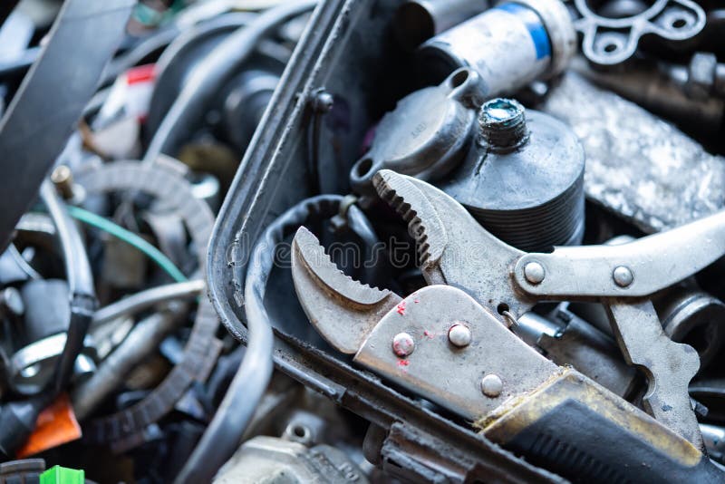 Different Hardware Tools on Floor Stock Image - Image of hardware ...