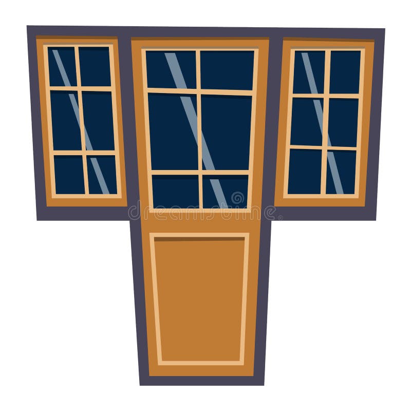 Different House Windows Vector Elements Stock Vector - Illustration of ...