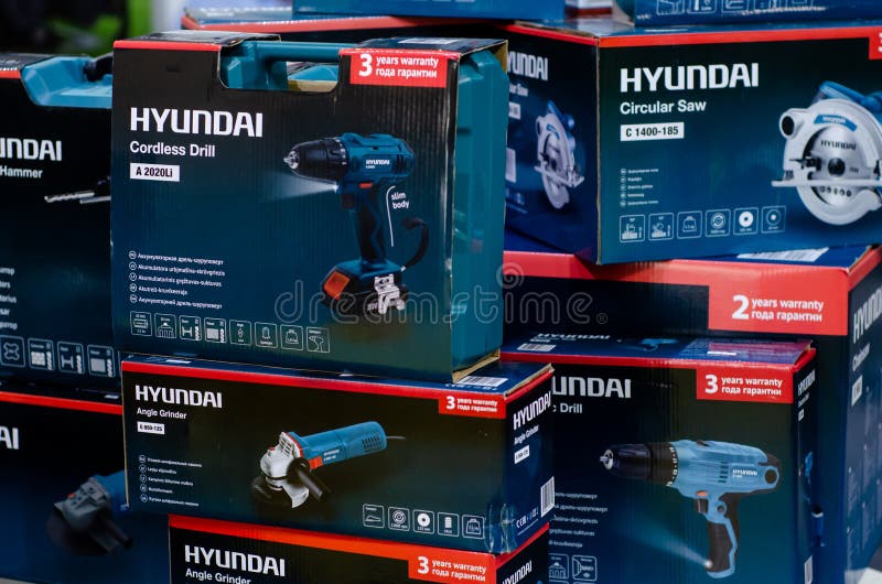 Different HYUNDAI Tools in Store for Sale Editorial Stock Photo - Image ...